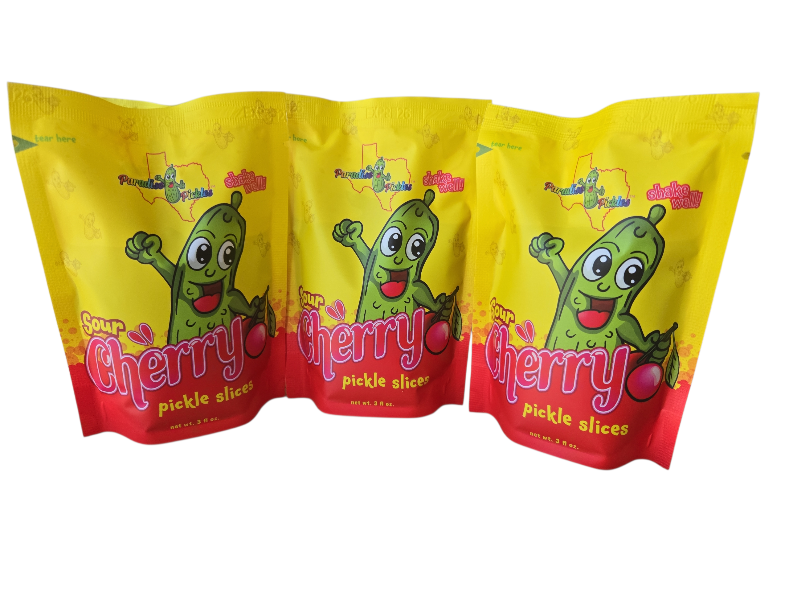 3 Sour Cherry pickle snack – Paradise Pickles LLC
